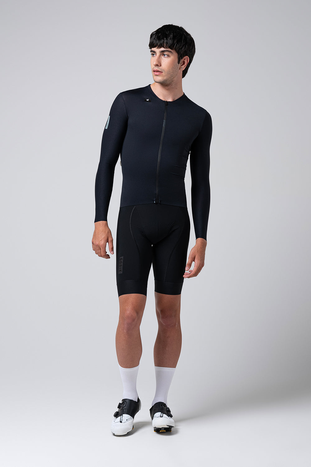 AVALON Ink Black · Long Sleeve Jersey · Unisex – Gobik